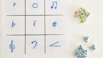 Piano Tic-Tac-Toe Game