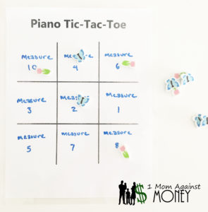 Piano Tic-Tac-Toe Game