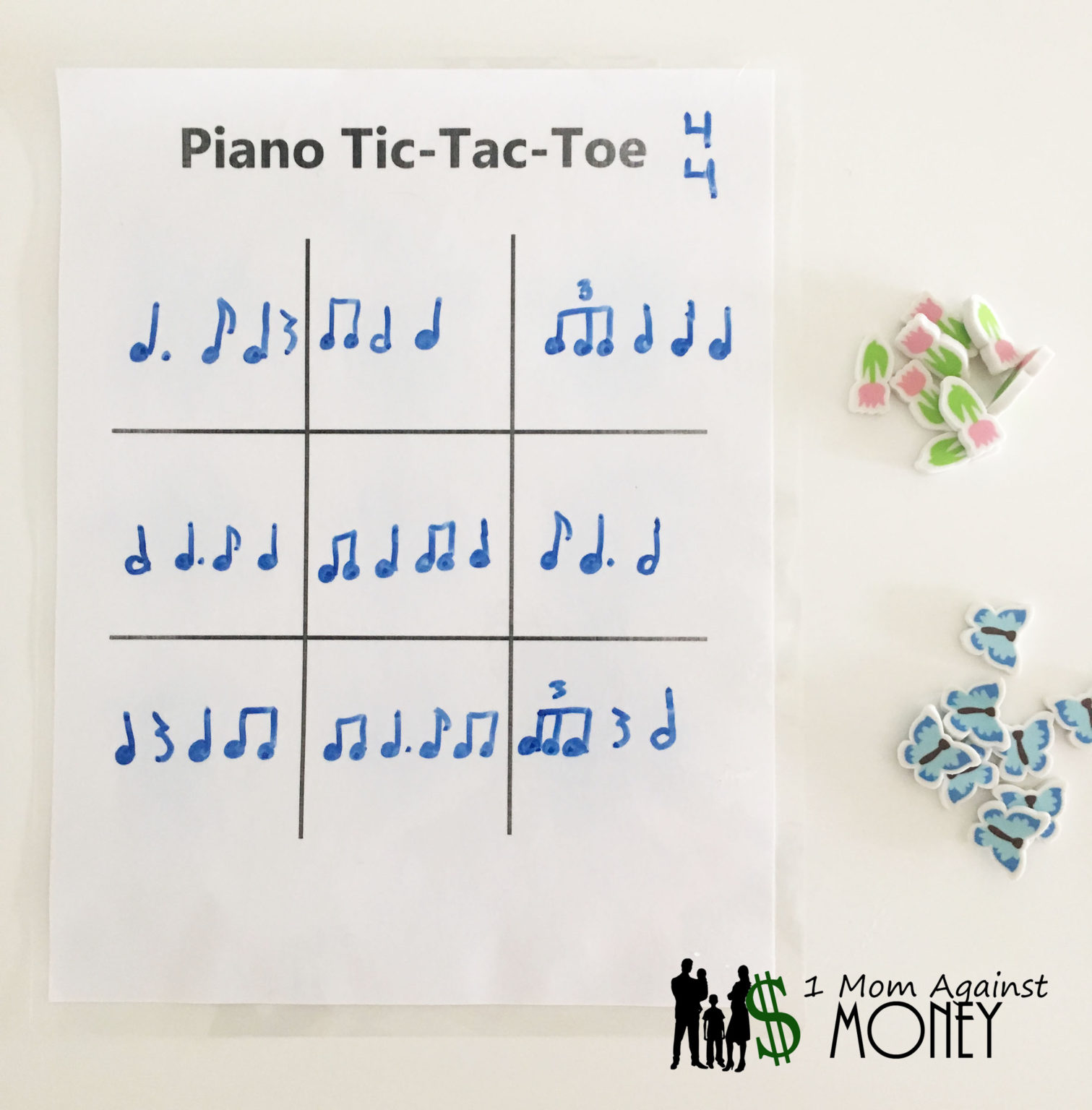 Piano Tic-Tac-Toe Game