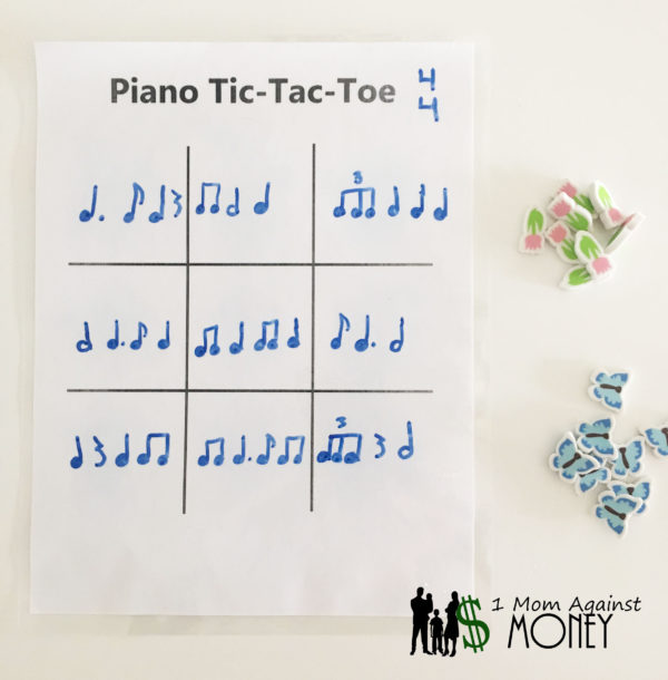 Piano Tic-Tac-Toe Game