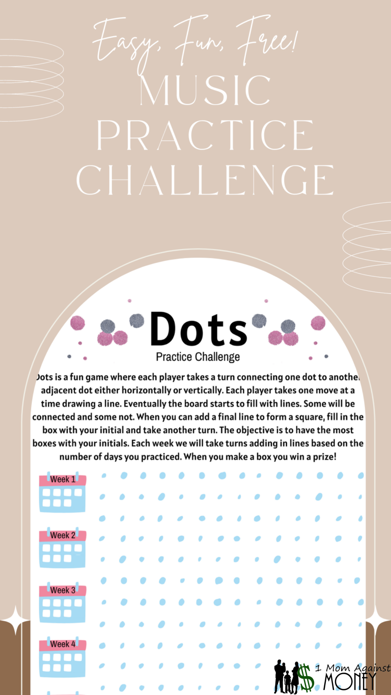 Dots Piano Practice Challenge Music Teacher Resource
